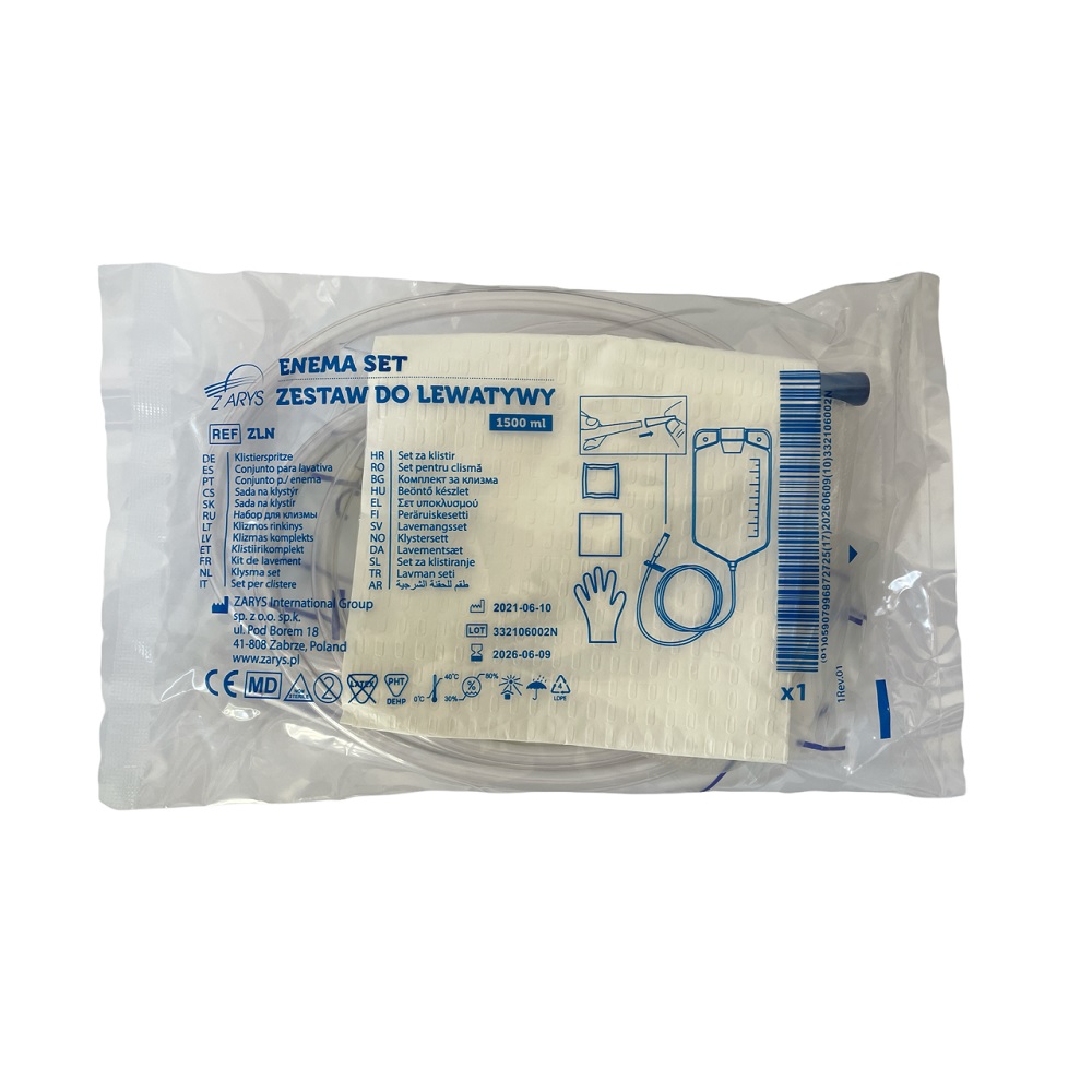 Klystýrová sada klystýr set střeva peristaltika Bexamed.cz